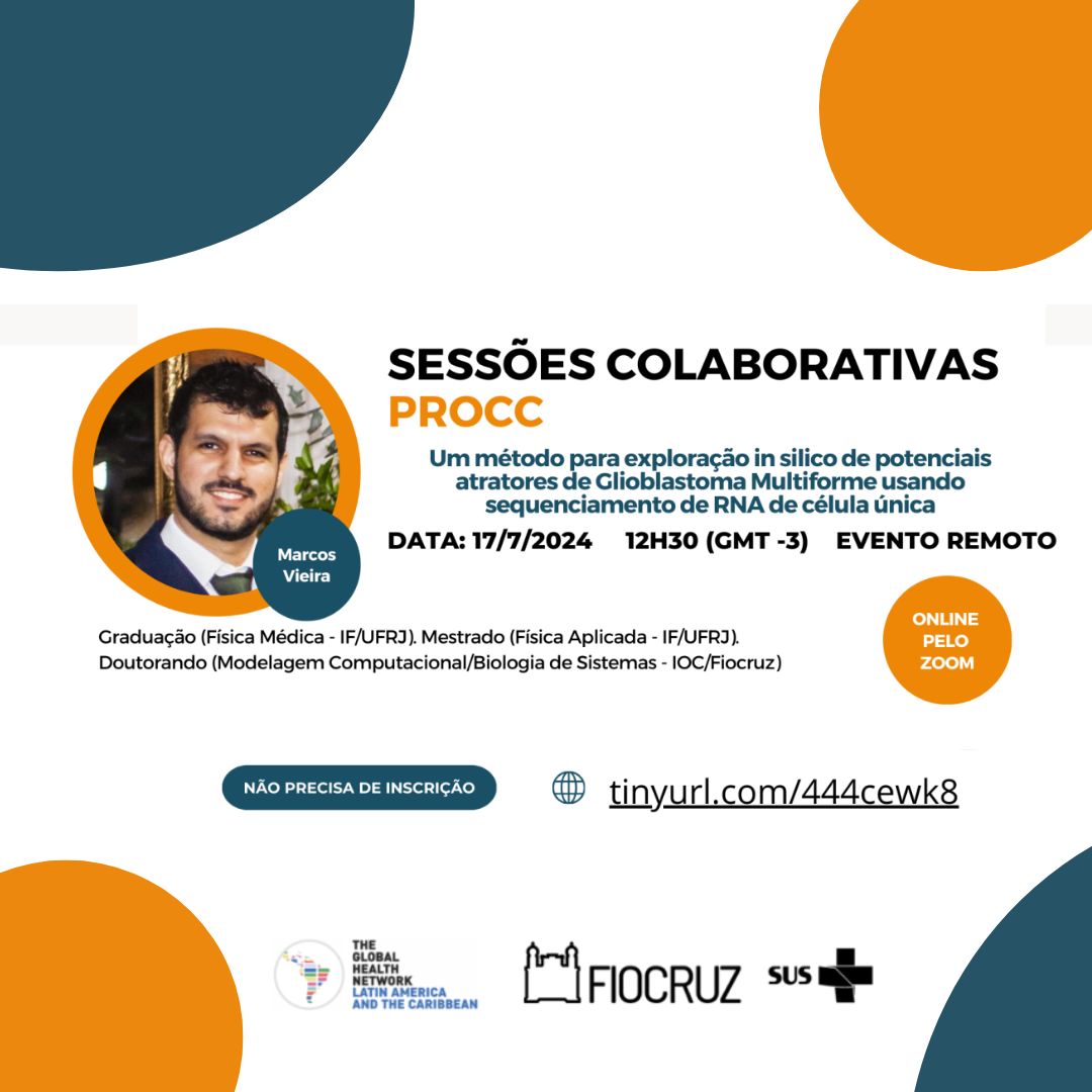 Sessão colaborativa trará tema de glioblastoma na modelagem computacional | Campus Virtual Fiocruz